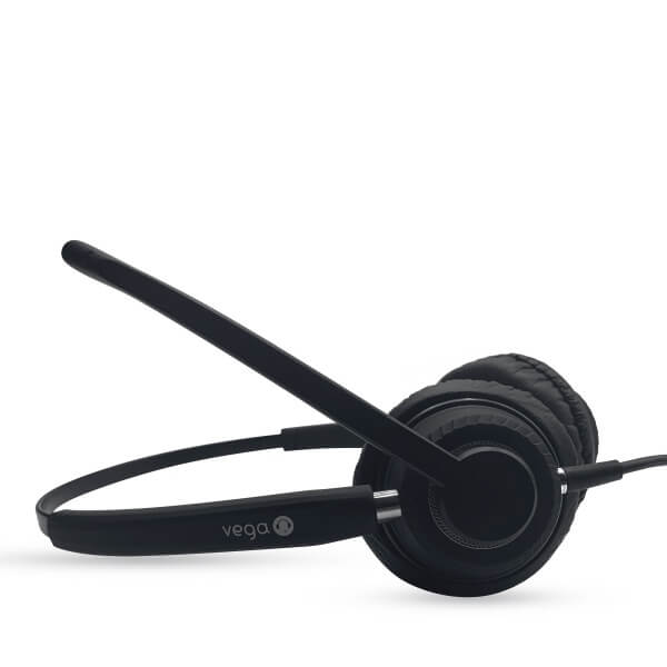 Vega Chrome Binaural Headset | Headset Store
